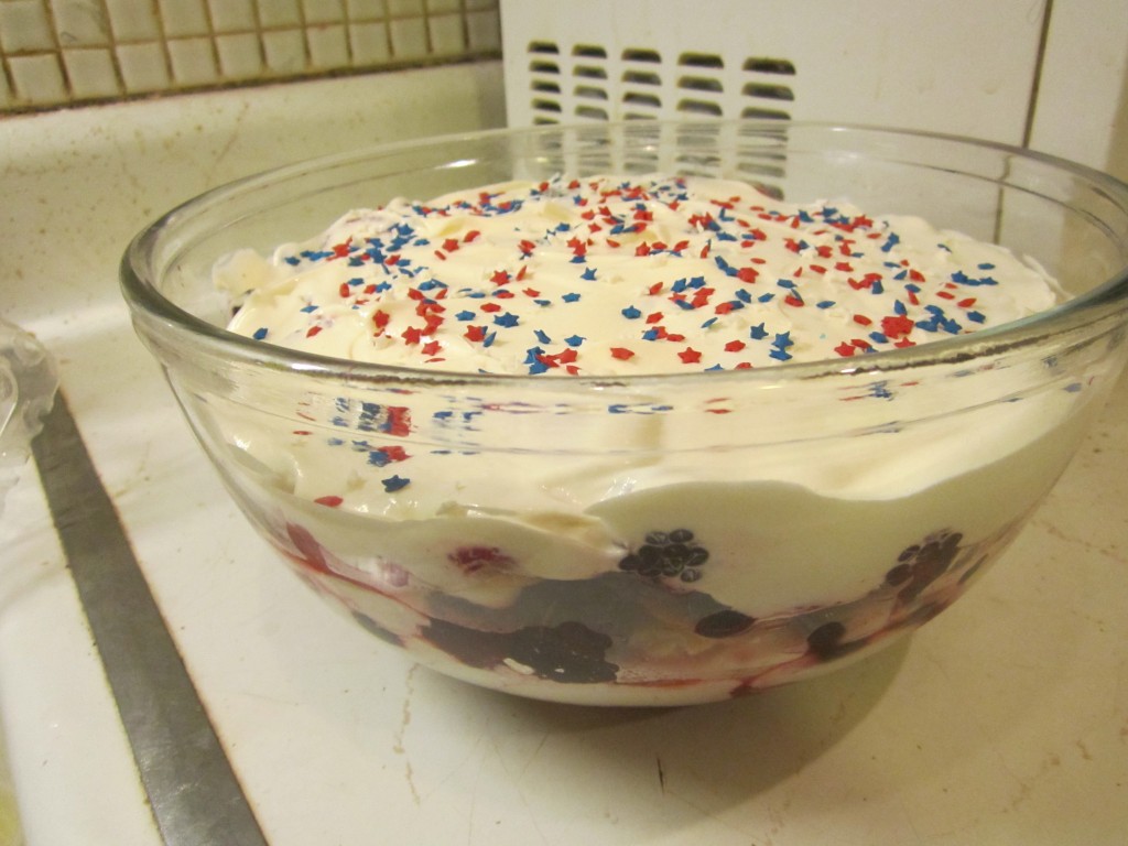 Easy Triple Berry Trifle | The Charmed Kitchen
