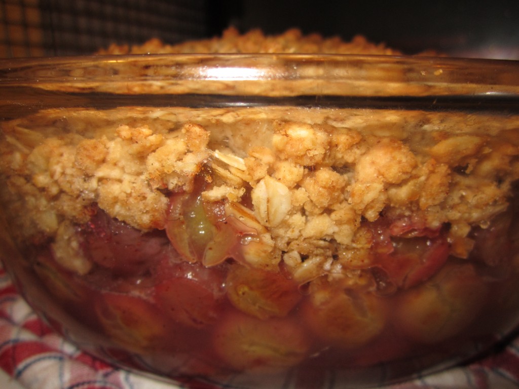 Red Grape Crumble | The Charmed Kitchen