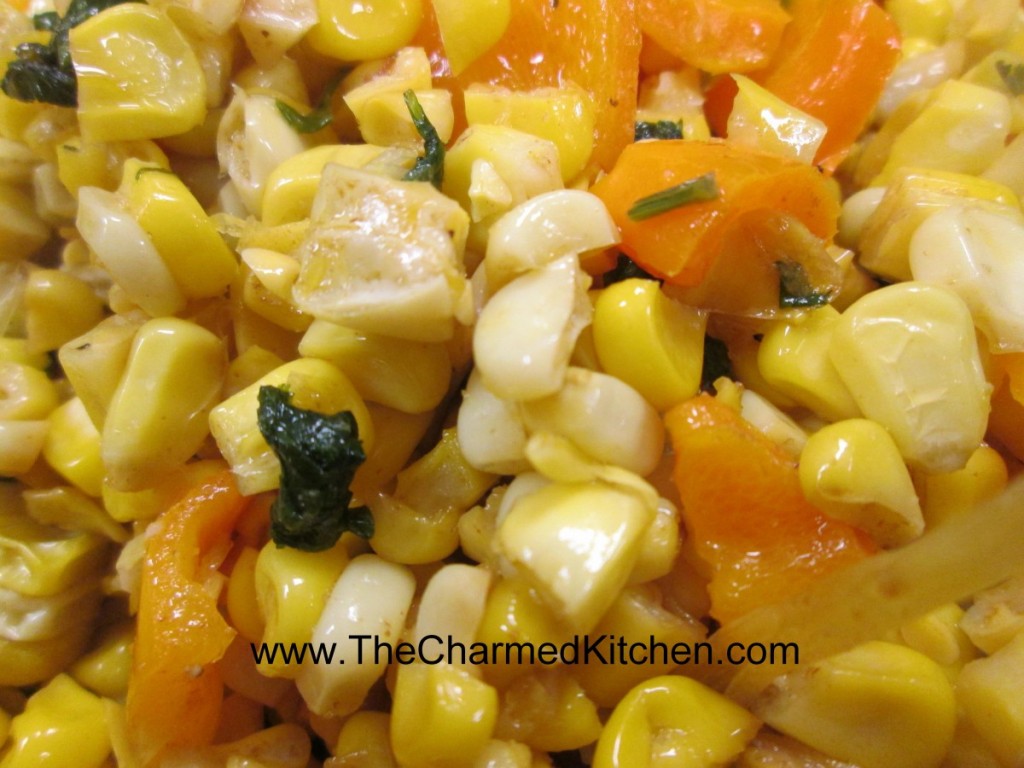 Skillet Corn- Easy Side Dish | The Charmed Kitchen