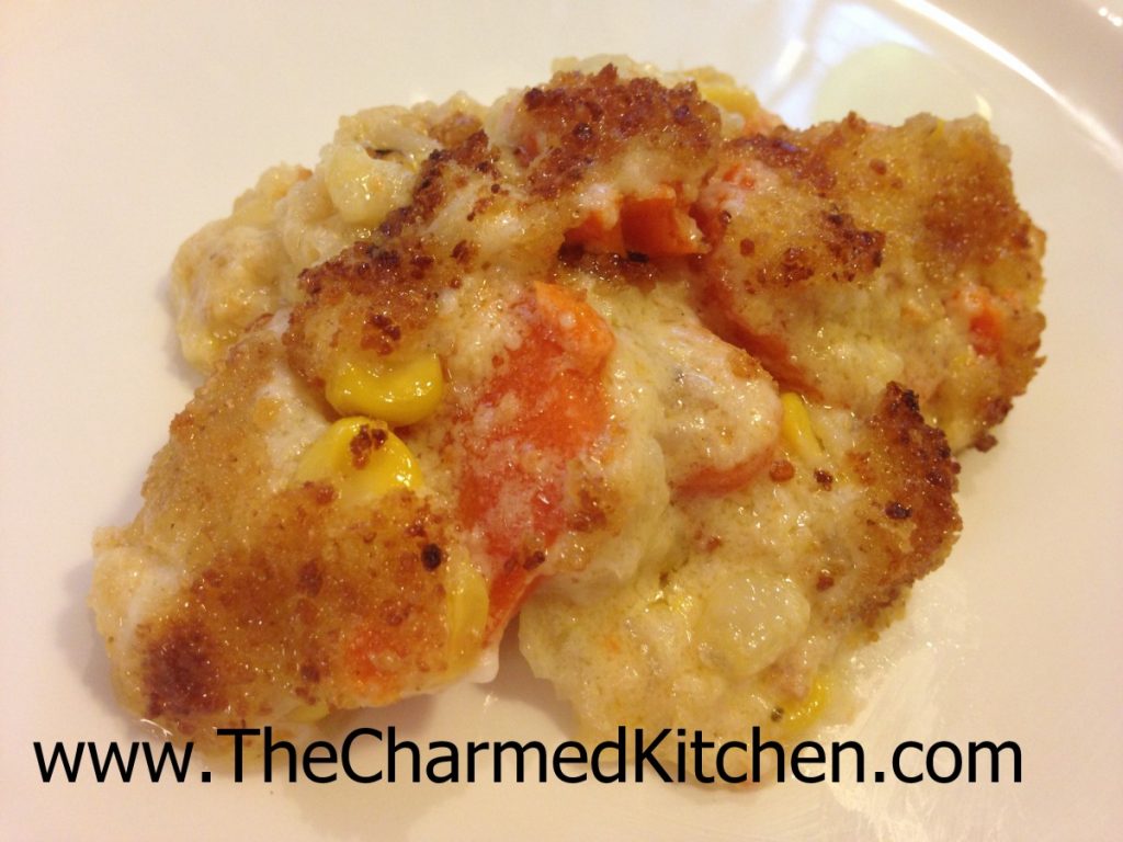 Cauliflower and Grilled Corn Gratin | The Charmed Kitchen