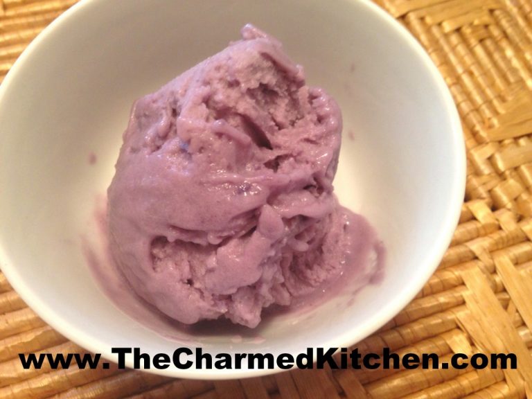 Purple Sweet Potato Gelato | The Charmed Kitchen