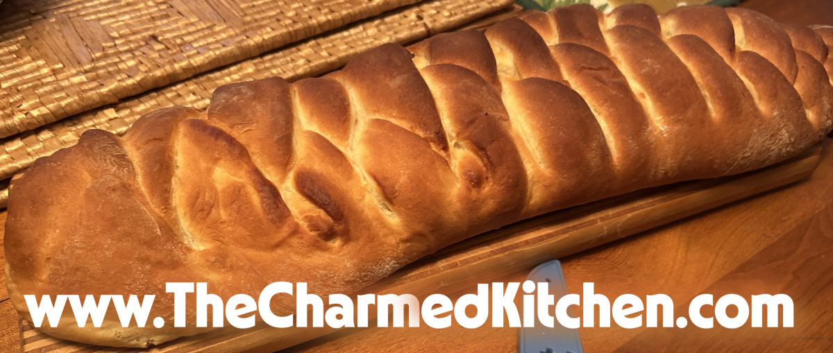 Ham and Cheese Filled Bread | The Charmed Kitchen