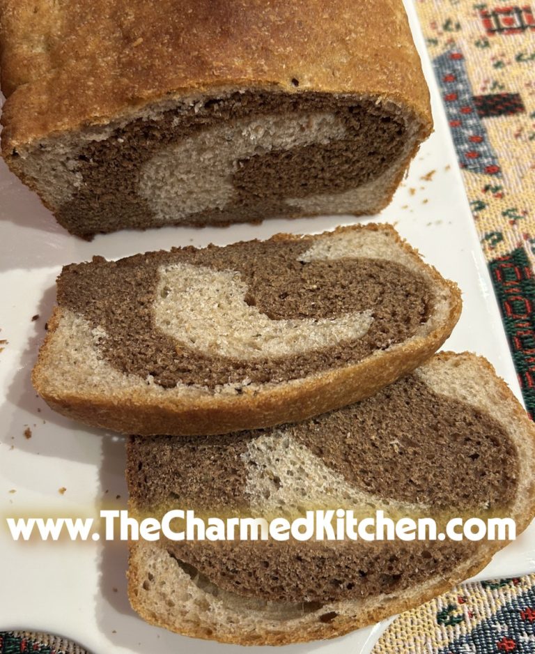 marble rye bread recipe | The Charmed Kitchen